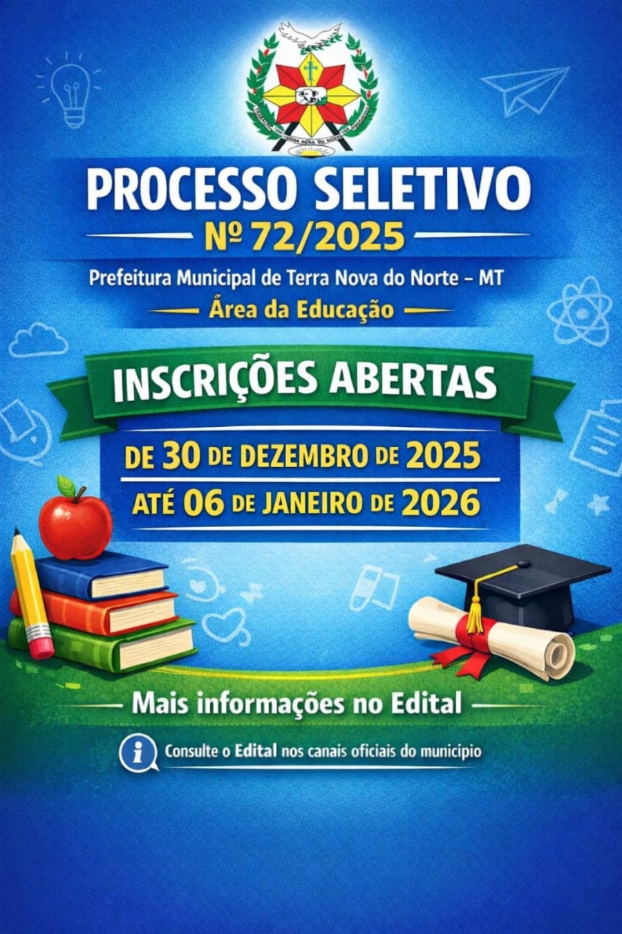 Prefeitura de Terra Nova do Norte abre Processo Seletivo para a área da ...